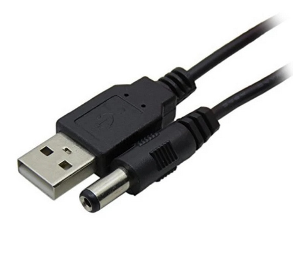 Kabl napojni 2.1×5.5 – USB 2.0 muški, 1.7m