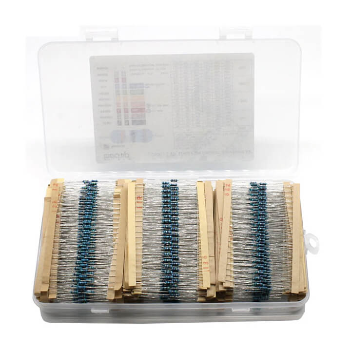 Set otpornici metal film 1/4W 1%, 2600 u 1