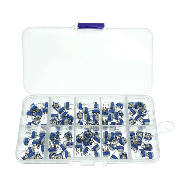 Set trimeri potenciometri 10mm ležeći 500R-1M 100 u 1