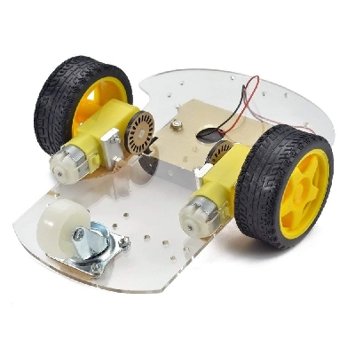Robot car (auto), šasija, pogon na dva točka