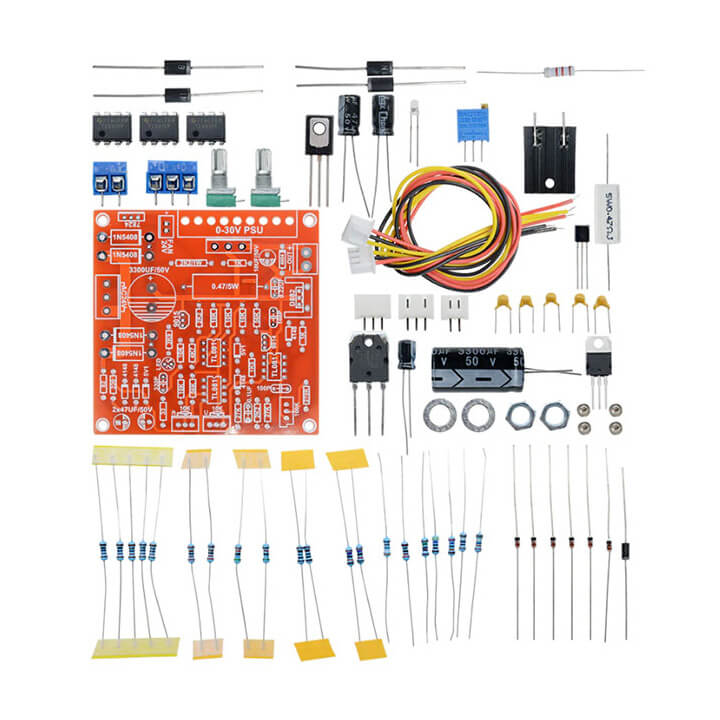 Set komplet regulisani izvor napajanja, IN 24V – OUT 0-30V, 3A