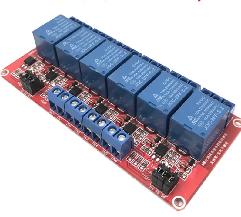 Arduino šestokanalni modul sa relejom 24V/10A