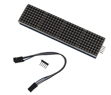 Arduino modul sa MAX7219 i četiri 64-segmentna DOT LED displeja
