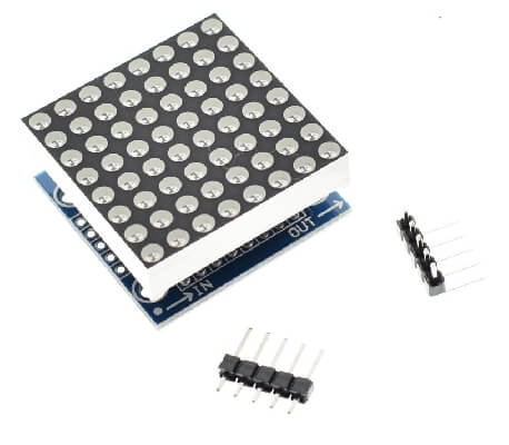 Arduino modul sa MAX7219 i 64-segmentnim DOT LED displejem