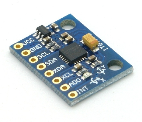 Arduino MPU6050 modul, senzori žiroskopa + akcelerometar