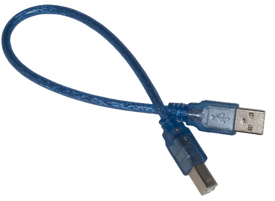 Kabl USB 30cm plavi za Arduino UNO