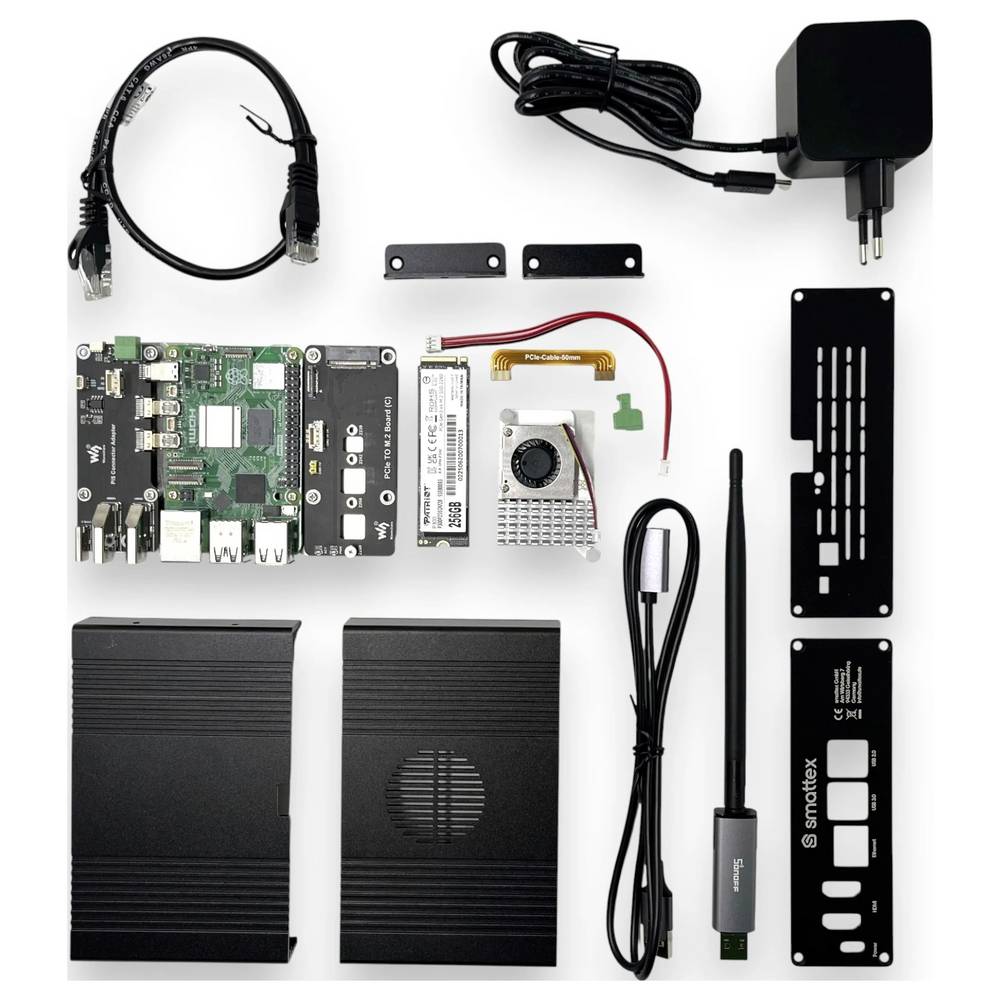 Smattex Raspberry Pi 4 B 8GB Starter Kit Set komplet