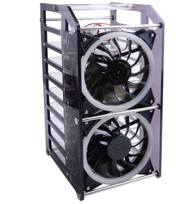 Postolje – kućište za do 8 Raspberry Pi sa ventilatorom
