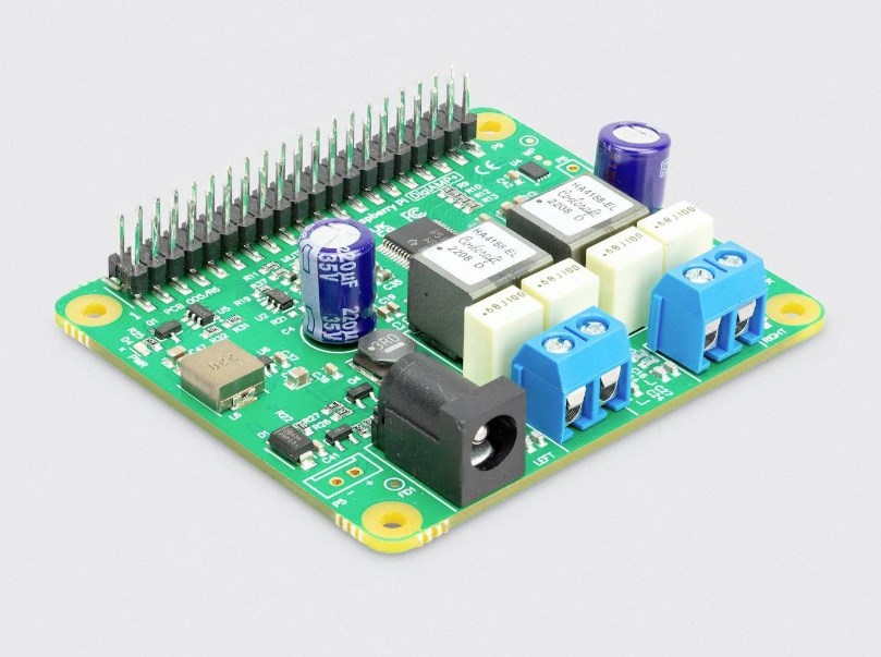 Raspberry Pi Qaudio DigiAMP+ PCB sound card