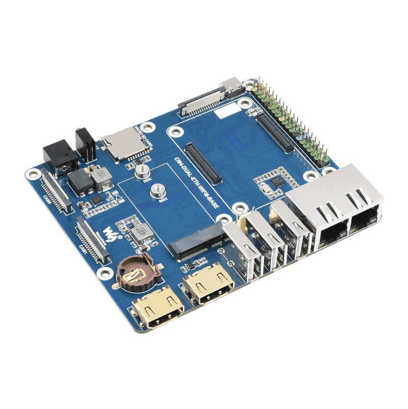 Wi-Fi 6 Dual ETH ploča za Raspberry Pi CM4