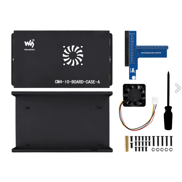 Metalno kučište sa ventilatorom za Raspberry Pi CM4