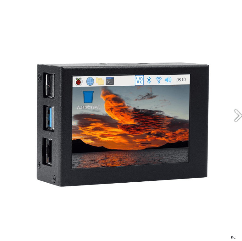 Kućište aluminijumsko za 3.5 inča Raspberry LCD ekrane