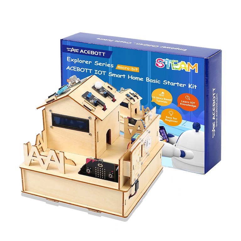Acebott QE001 Micro:Bit Smart Home set komplet robot pametna kuca