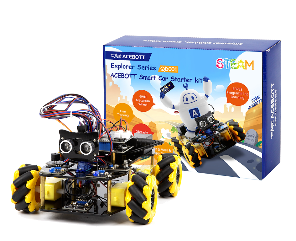 Acebott QD001 ESP32 Smart Car set komplet robot auto