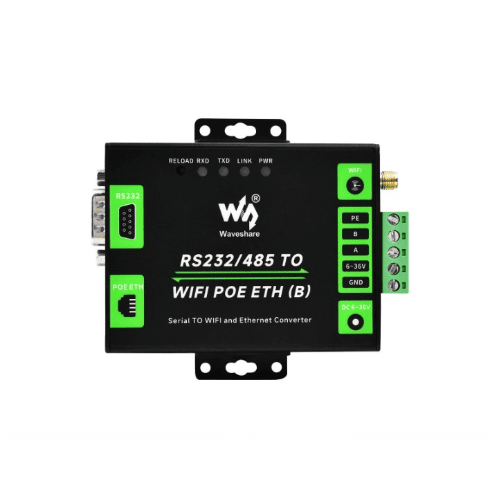 Industrijski serial server RS232/485 – WiFi & Ethernet – Modbus/MQTT gateway