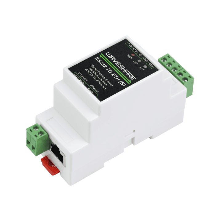 Industrijski Rail‑Mount serijski server RS232/485/422 – Ethernet sa opcijom PoE