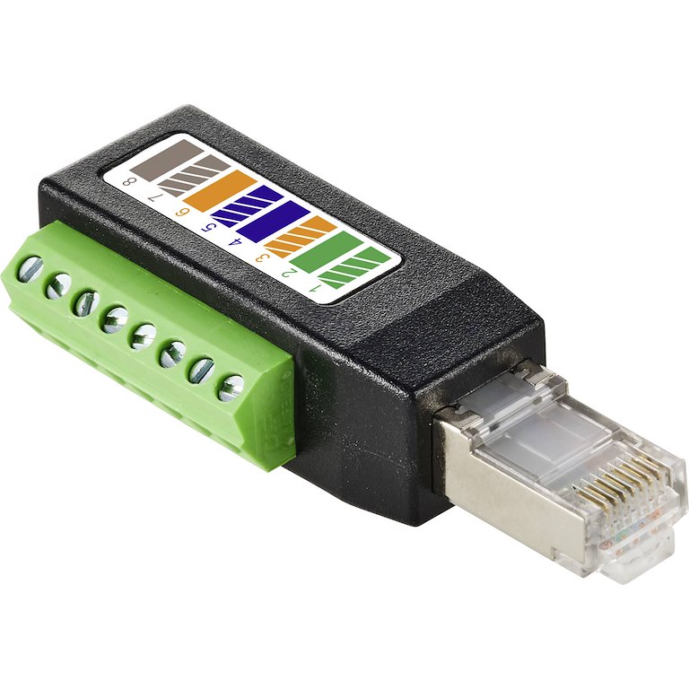 TRU COMPONENTS TC-11503196 TC-RJ45-TB konverter RJ-45