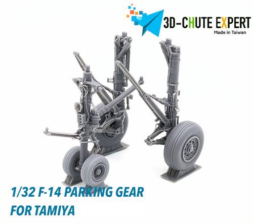 3D-CHUTE EXPERT 0210301 Grumman F-14 A - Parking Landing Gear (for Tamiya Kits)