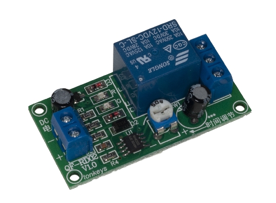 NE555 tajmer modul 12V DC 0–60 250V 10A
