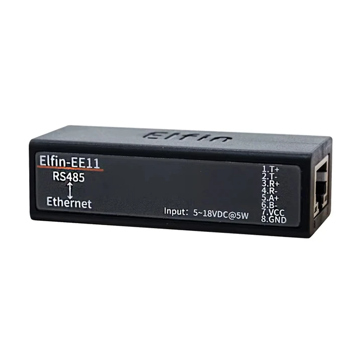 Adapter RS485 na RJ45 LAN Ethernet