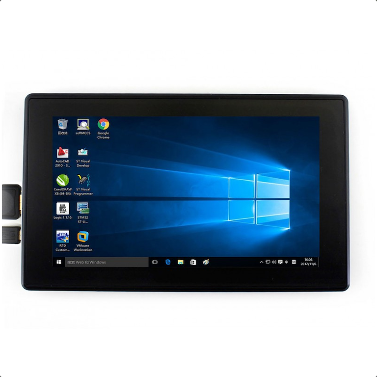Waveshare 7″ HDMI LCD (H) sa kućištem 1024×600 za Raspberry Pi i PC