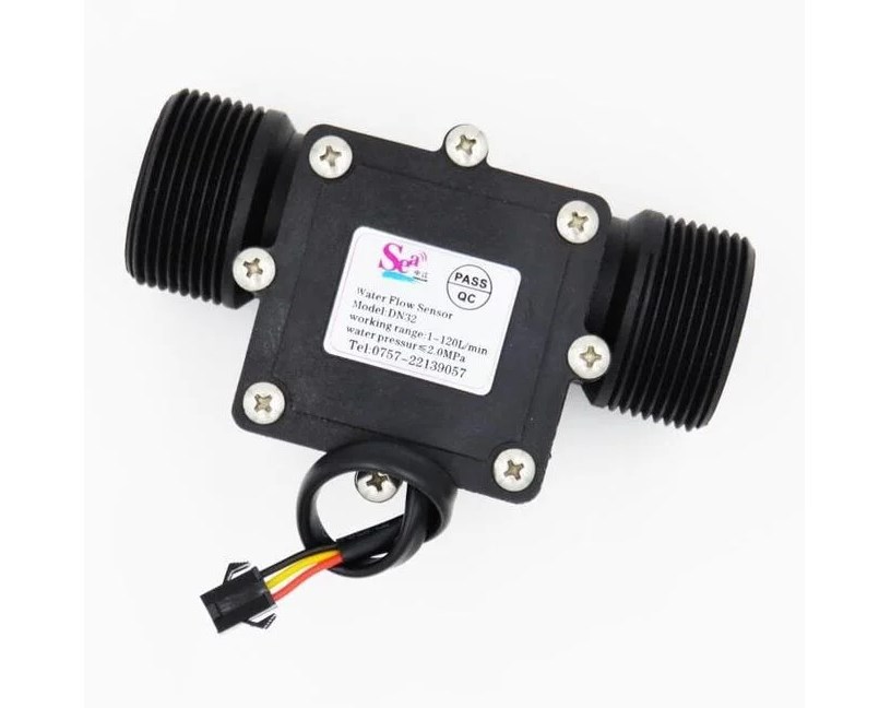Senzor protoka vode DN32 3-24V 1-120L/min