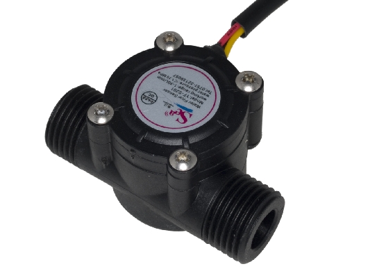 Senzor protoka vode, 1-30 l / min, 5-18V jednosmerne struje