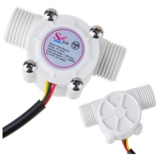 Senzor protoka YF-S201B G1/2 1-30L/min 5-15V