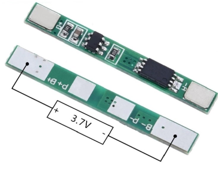 BMS 1S 3.7V 3A li-ion zaštitna ploča PCM za 18650 litijumsku bateriju