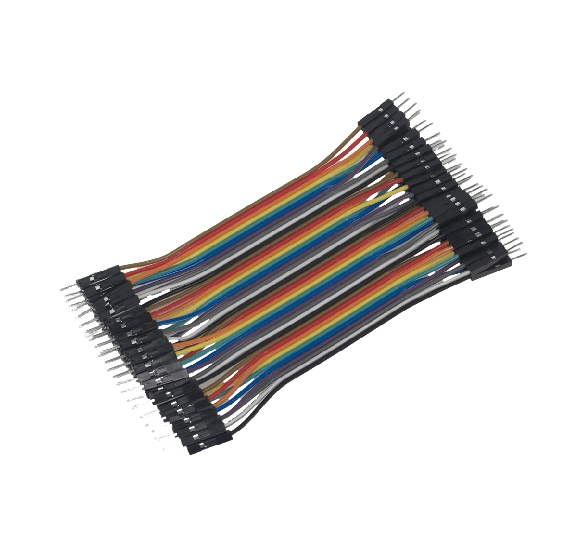 Kabl, 40 x 1 Pin, muški na muški, Dupont/CG konektor, 10cm dužine