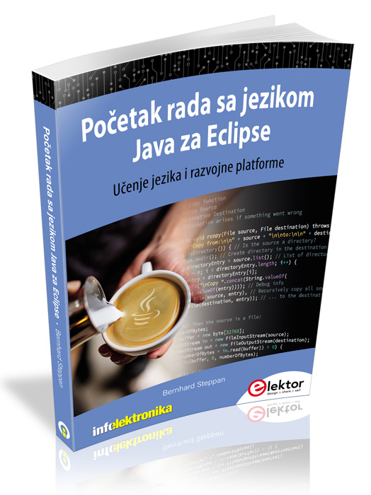 Knjiga Početak rada sa jezikom Java za Eclipse