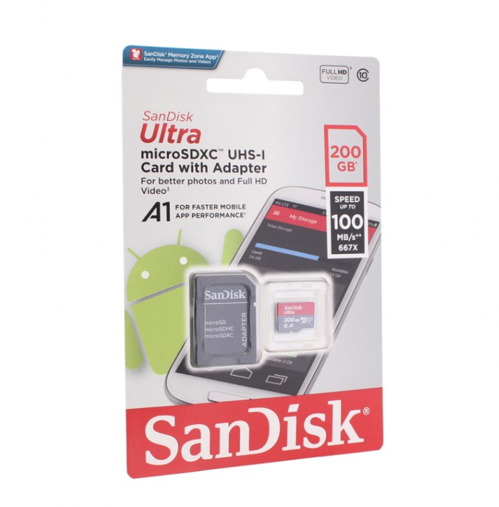 Memorijska kartica SanDisk Ultra Micro SDXC 200GB Class 10 UHS-I