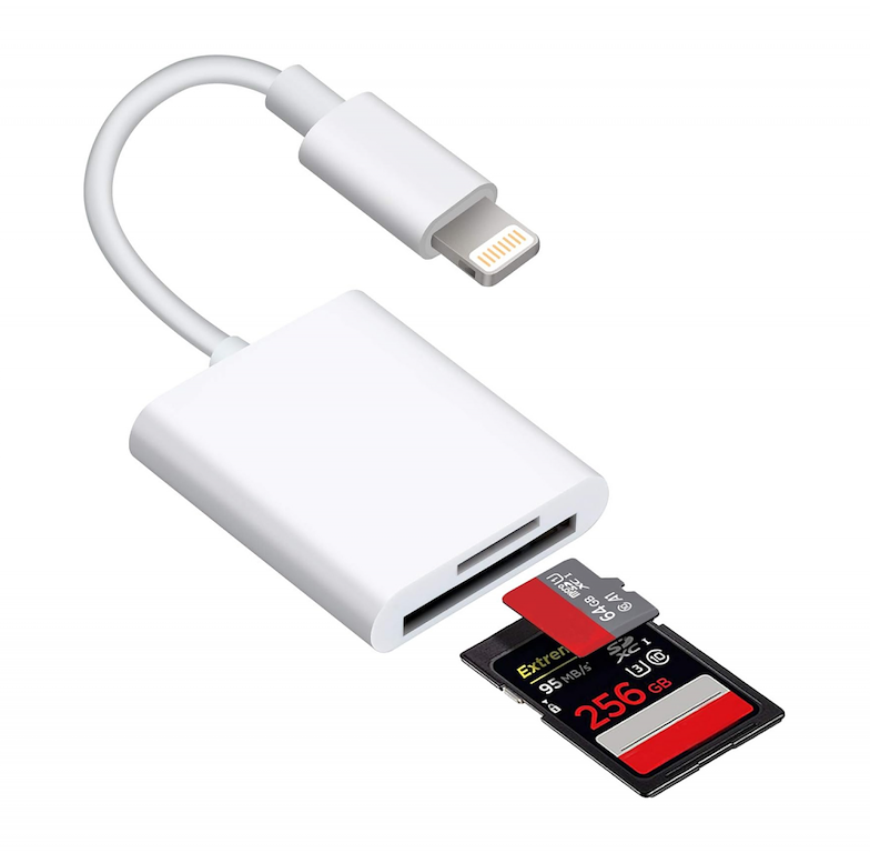 Čitač kartica MicroSD SD iPhone Lightning
