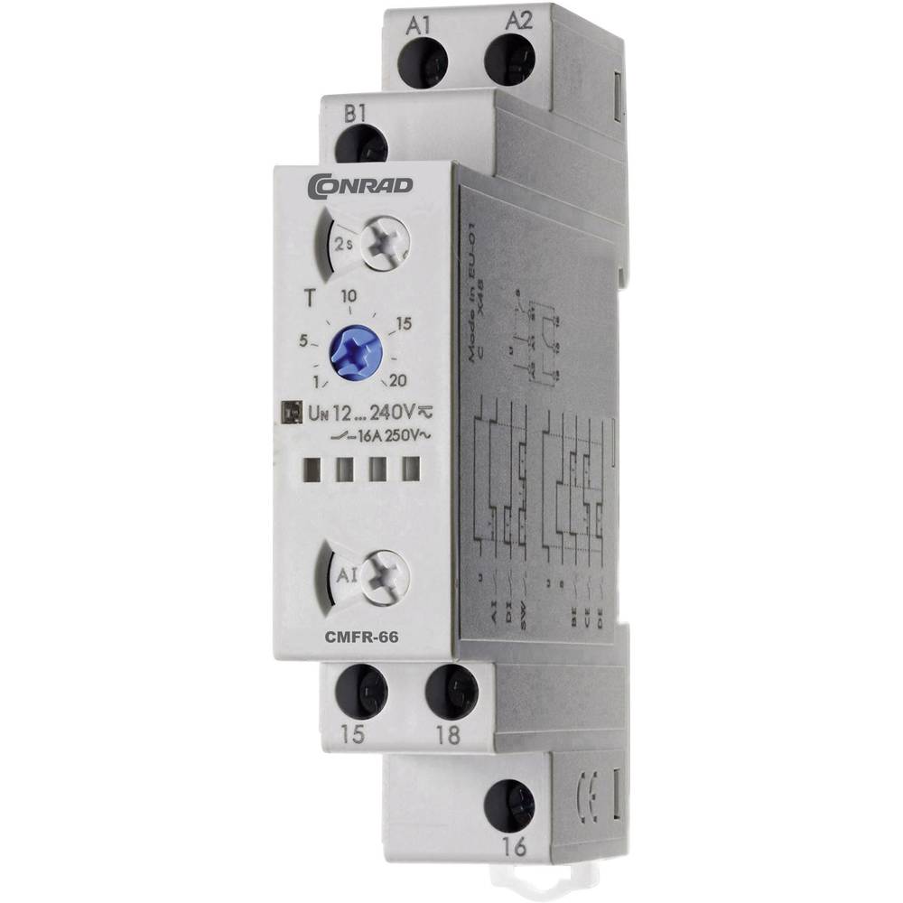 Relej vremenski Conrad Components CMFR-66 12 V DC 240 V AC