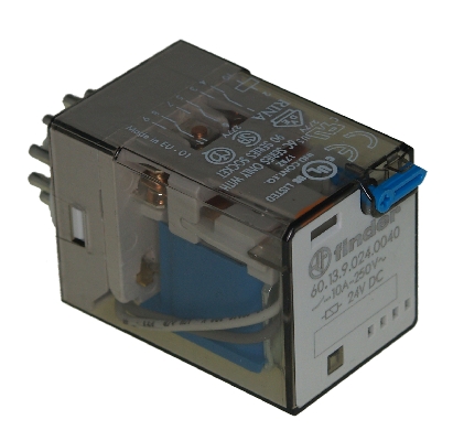 Relej F6013-48 industrijski, 3 X ON/OFF, 3PDT, 10A, 48V, 1770Om, Finder