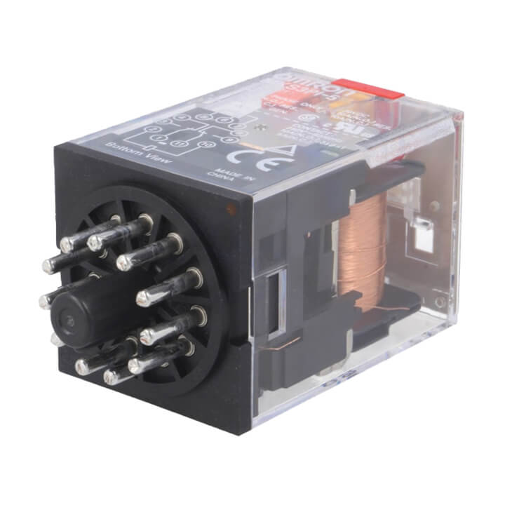 Relej MKS3PI-5 230V 10A 4250R 3xM+R