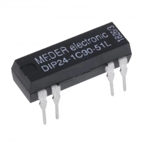 Relej reed DIP12-2A72-21L 12V 2xR