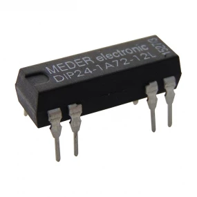 Relej reed DIP24-1A72-12L 24V 1xR