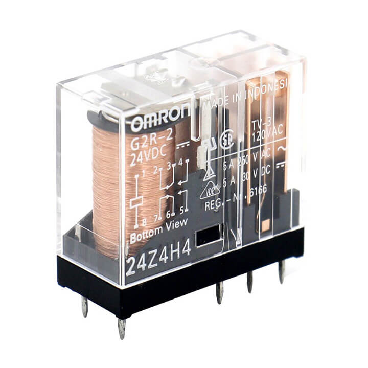 Relej Omron G2R-2 24V 24V 5A 2x M+R