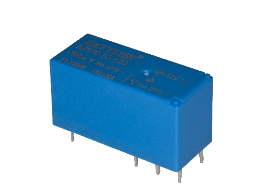 Relej AZ576-1C-24D 1 X ON/OFF, SPDT, 20A, 24V, 1440Om, Zettler