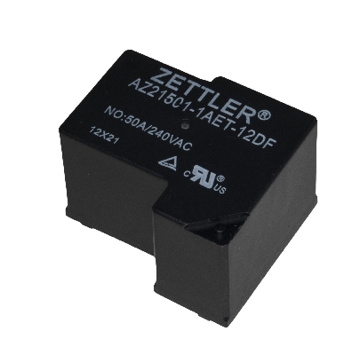 Relej AZ21501-1AET-24 1 X ON, SPST-NO, 50A, 24V, 384Om, Zettler, 4pina