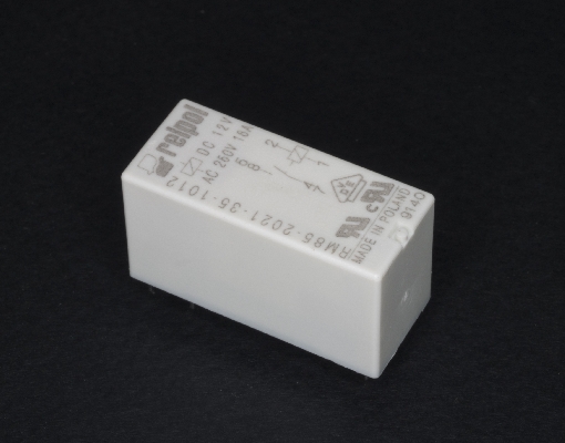 Relej 1 X ON, SPST, 16A, 24V, 1440Om, RM5mm, Relpol, RM85-2021-35-1024