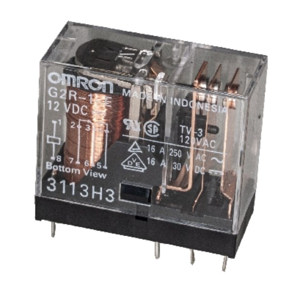 Relej Omron G2R1E-24 SPDT 16A 24V 1100R