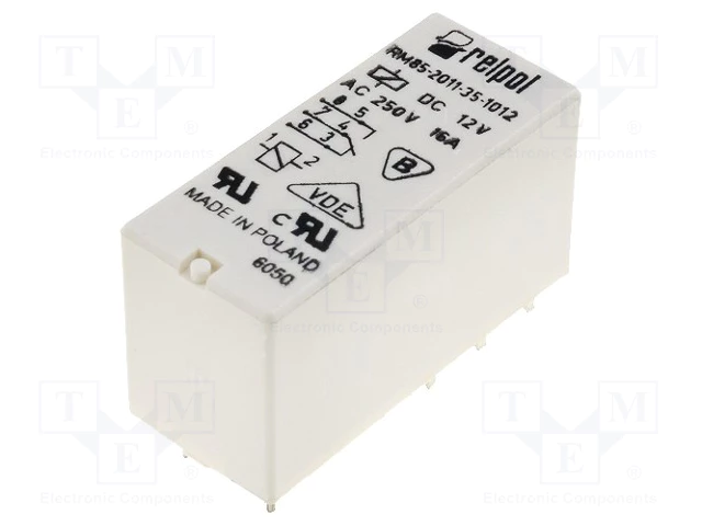Relej RM85-2011 16A 12V Relpol