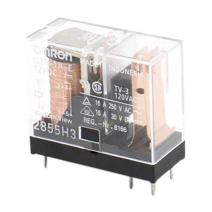Relej G2R1AE-12 12V 16A 1xM+R