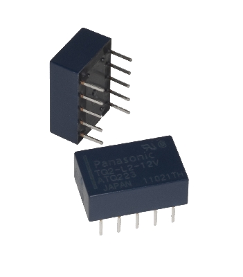 Relej TQ2-L2-24V DPDT 1A 24V 1920R 2-latchin