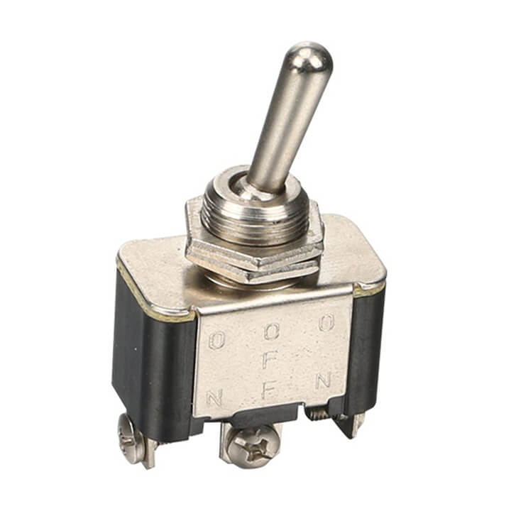 Prekidač kipp 6A/250V 1-pol 3-položaja fi=11.8mm