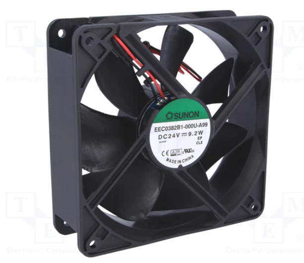 Ventilator 24VDC 120x120x38mm
