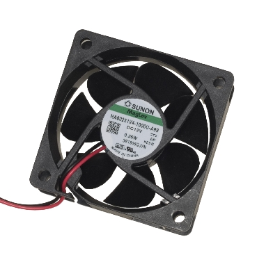 Ventilator, 12VDC, 60x60x25mm, SUPER-SILENT!