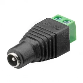 Napojni konektor 2.1/5.5mm muški, sa klemom